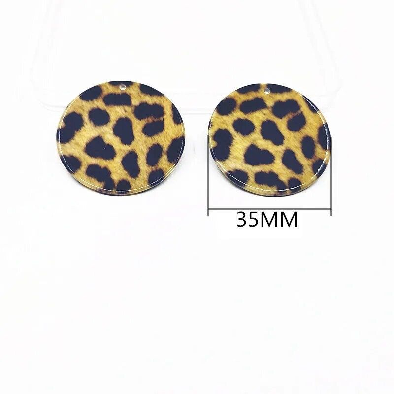 35mm Round Leopard Print Slabs – Ella & Co. Wholesale