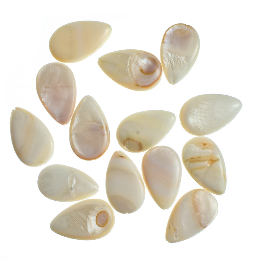 *PREORDER* Teardrop Shell Centerpieces 18x13mm: 50 Pairs – Ella & Co ...