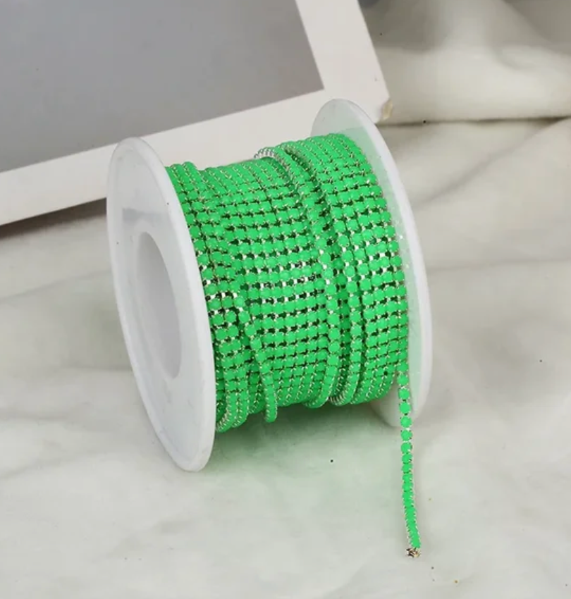 Silver Grass Green SS6 Banding 1 Yard or 10 Yard Discounted Roll – Ella ...